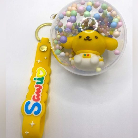 Sanrio | Other | New Pompompurin 3d Purin Keychain Hello Kitty | Poshmark